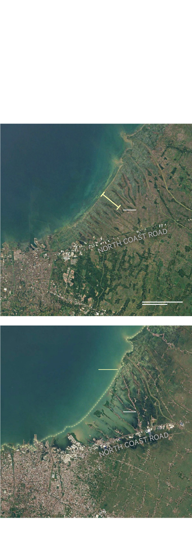 Satellites capture drastic