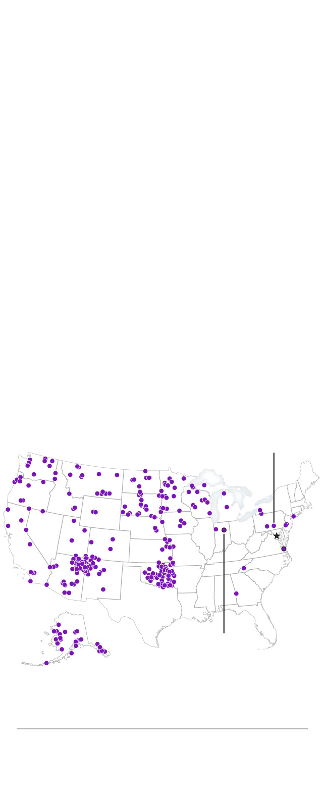 Native American Boarding Schools Map