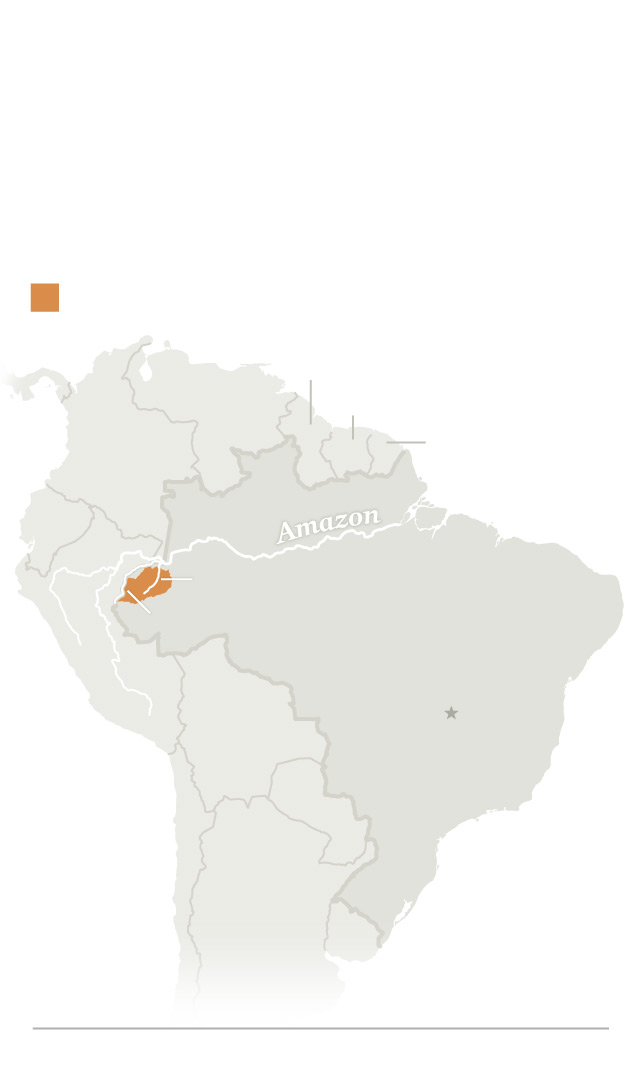 The remote region on the border between Brazil and Peru is home to the ...