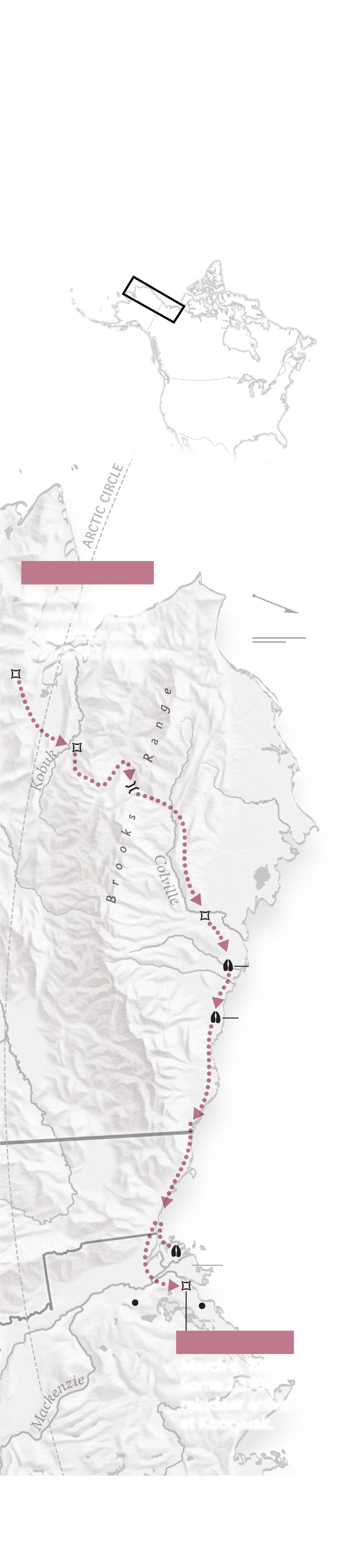 A troubled trek begins